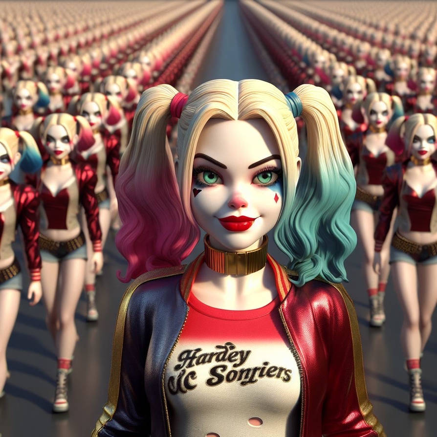 Harley Quinn Clones By Jasmines2085 On Deviantart