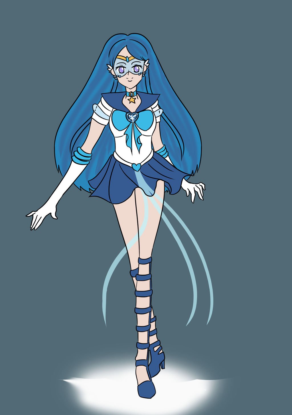 Naoko Takeuchi Style Crystal Sailor Mercury By Hoshi Kou On Deviantart