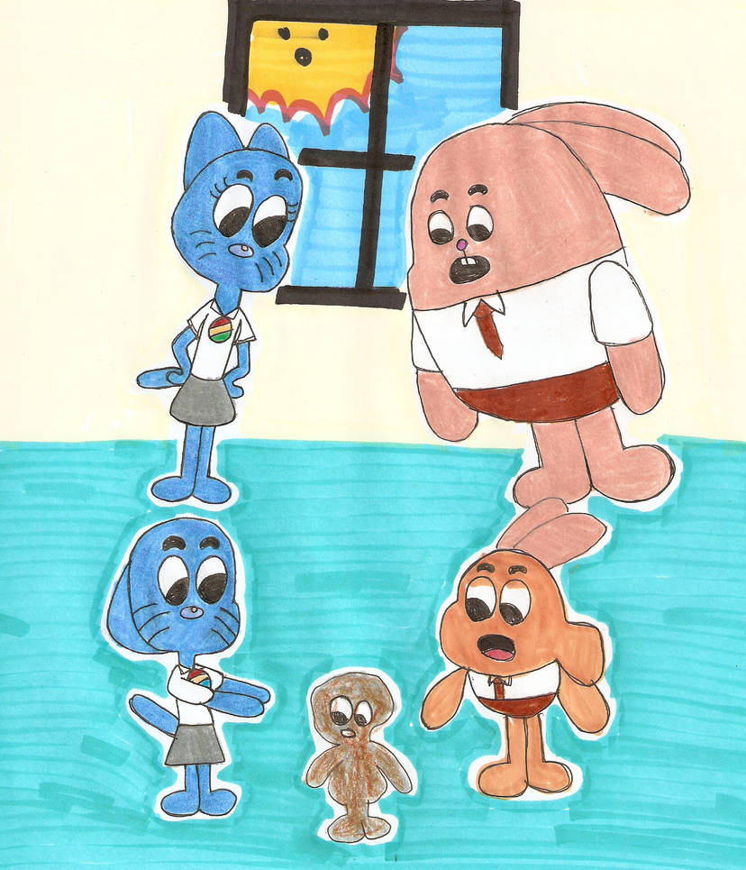Gumballl Is Nicole Darwin Is Richard By Conikiblasu Fan On Deviantart
