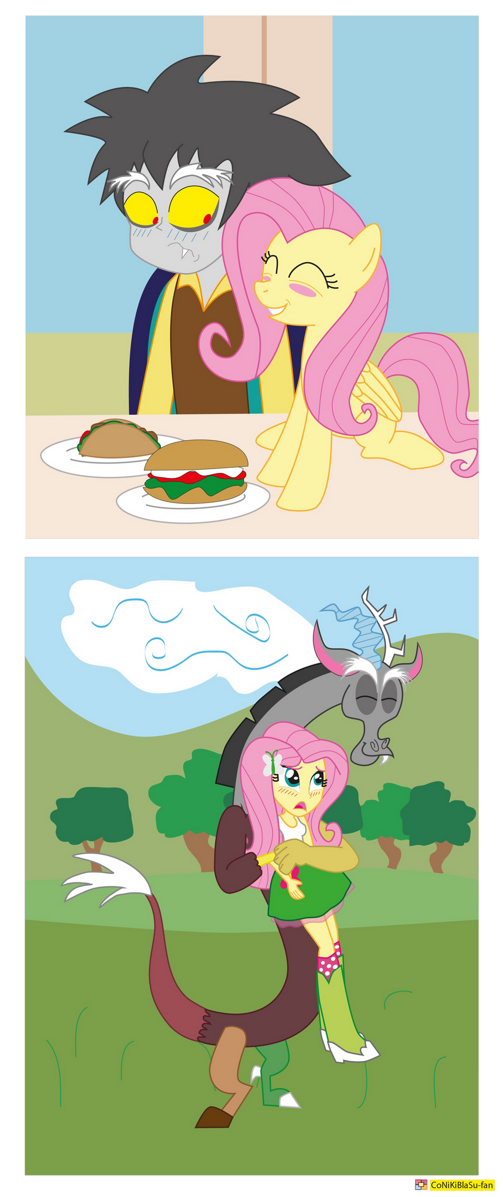Fluttercord pony x human by CoNiKiBlaSu-fan on DeviantArt Fluttercord pony x human by CoNiKiBlaSu-fan on DeviantArt