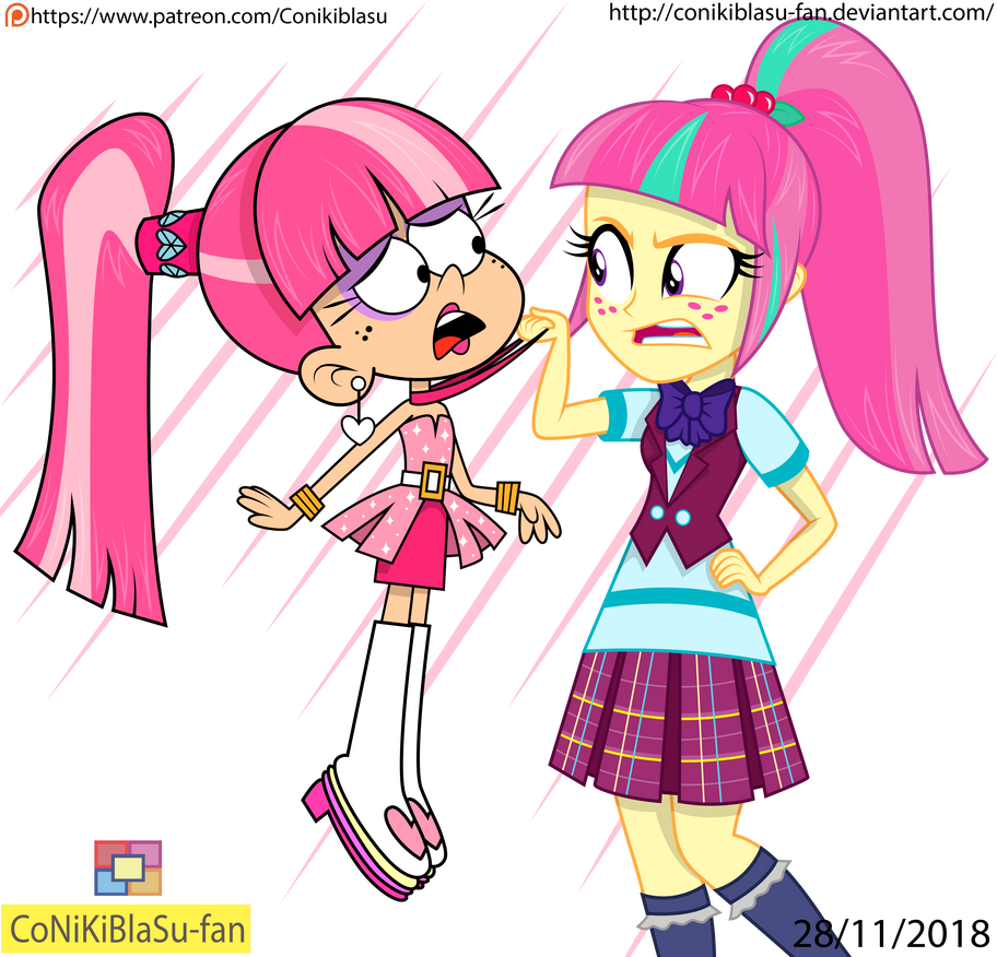 Sour Sweet Vs Lulu Loud By Conikiblasu Fan On Deviantart