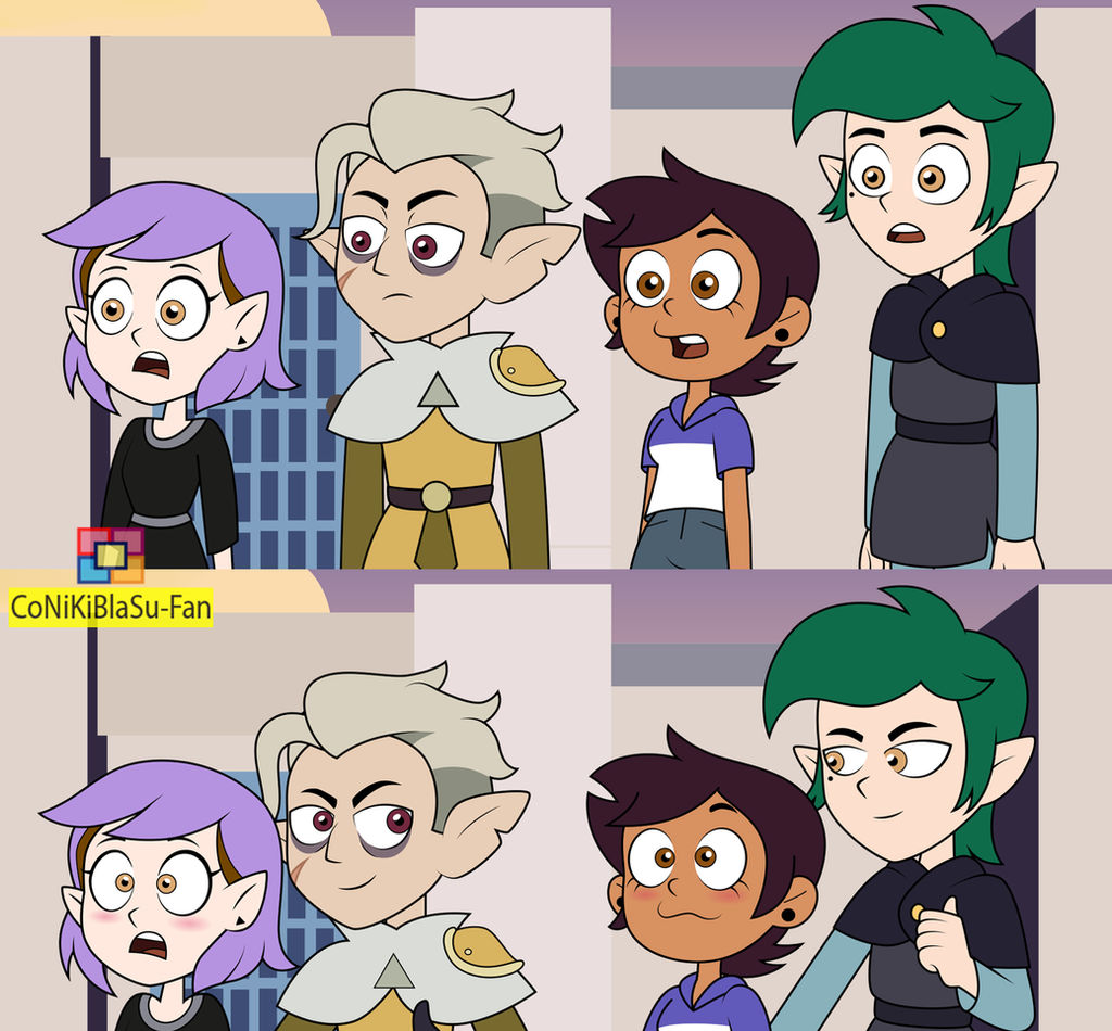 Amity x Hunter Luz X Edric by CoNiKiBlaSu-fan on DeviantArt Amity x Hunter Luz X Edric by CoNiKiBlaSu-fan on DeviantArt