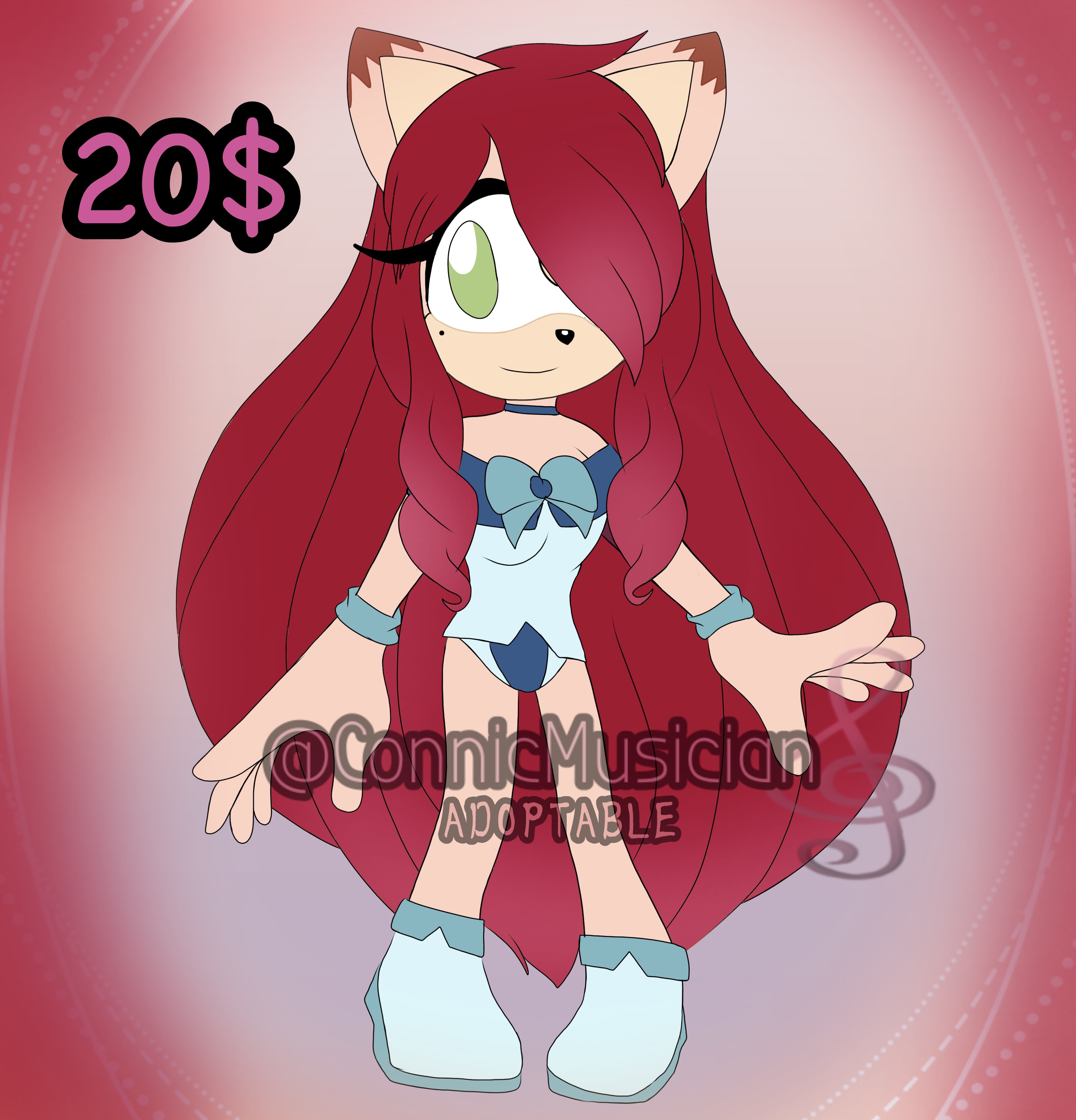 Sonic Female Adopt Hedgehog Open By Connicmusician On Deviantart
