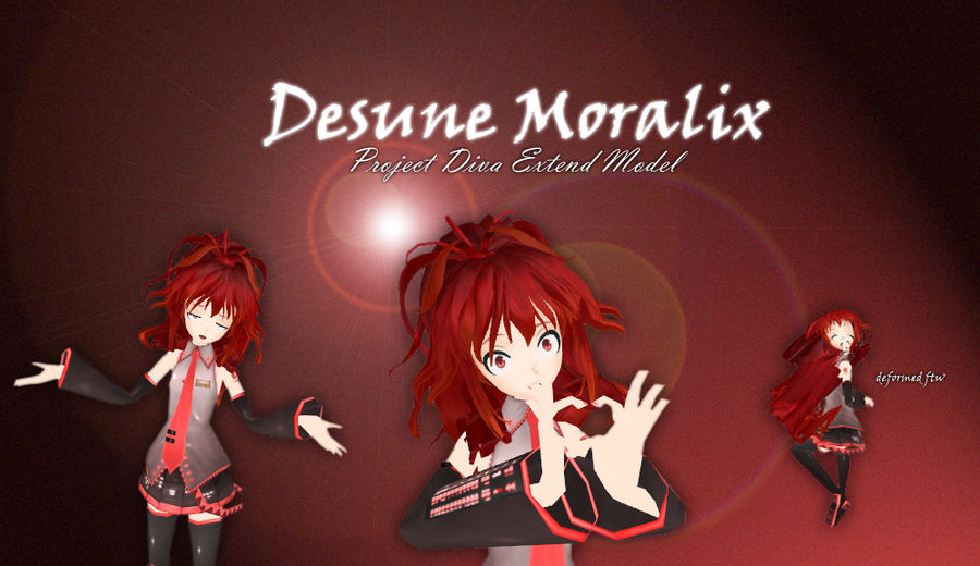 Mmd Desune Moralix Pdex Model By Mrol On Deviantart