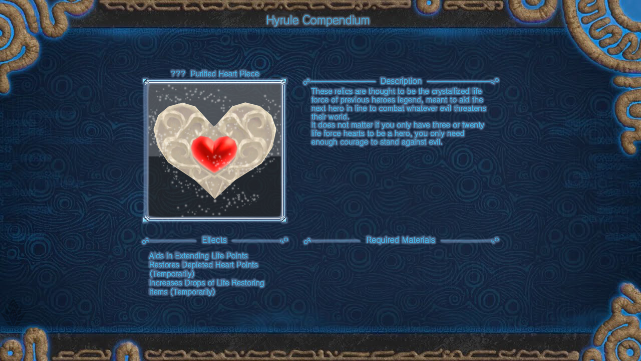 Hyrule Compendium Purified Heart Piece by DragoonShadow on DeviantArt Hyrule Compendium Purified Heart Piece by DragoonShadow on DeviantArt