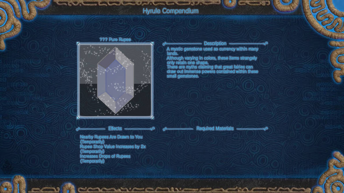 Hyrule Compendium Pure Rupee by DragoonShadow on DeviantArt Hyrule Compendium Pure Rupee by DragoonShadow on DeviantArt