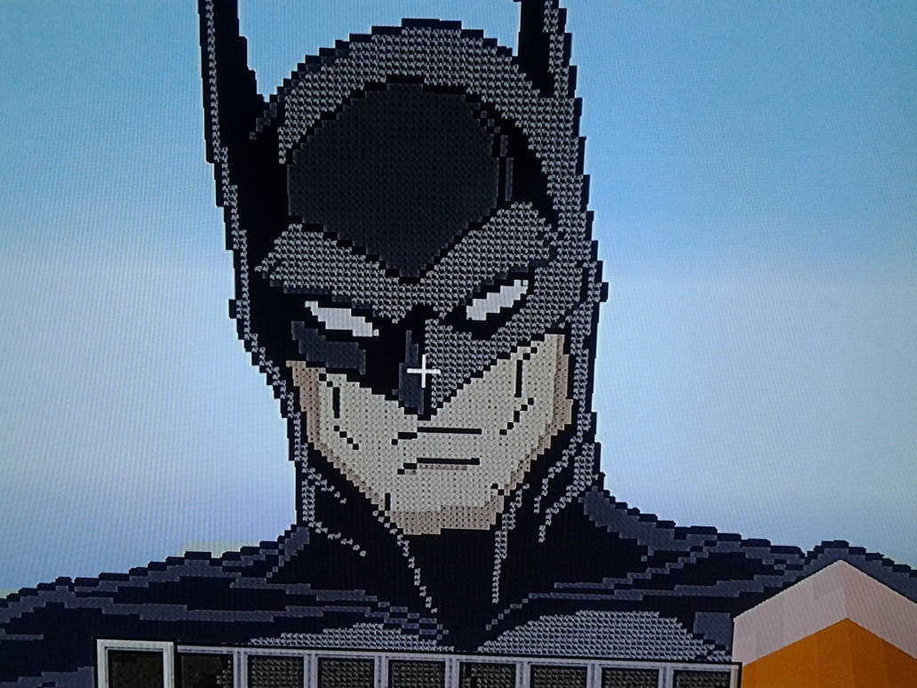 Minecraft Pixel Art: Batman by Kingbamus on DeviantArt Minecraft Pixel Art: Batman by Kingbamus on DeviantArt