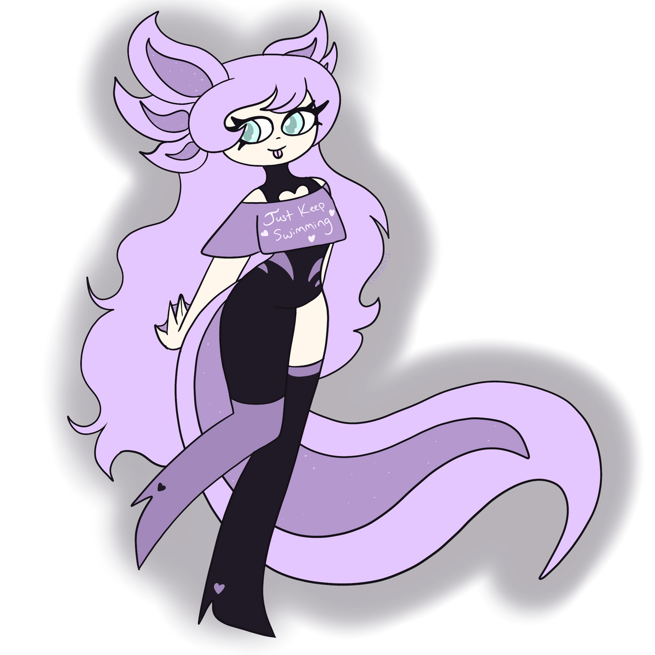 Axolotl Girl Ota Closed By Icydarkflame On Deviantart
