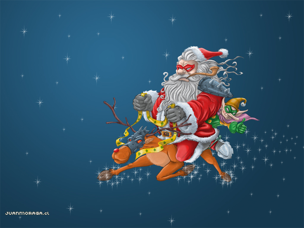 Battle Santa by DocVector on DeviantArt