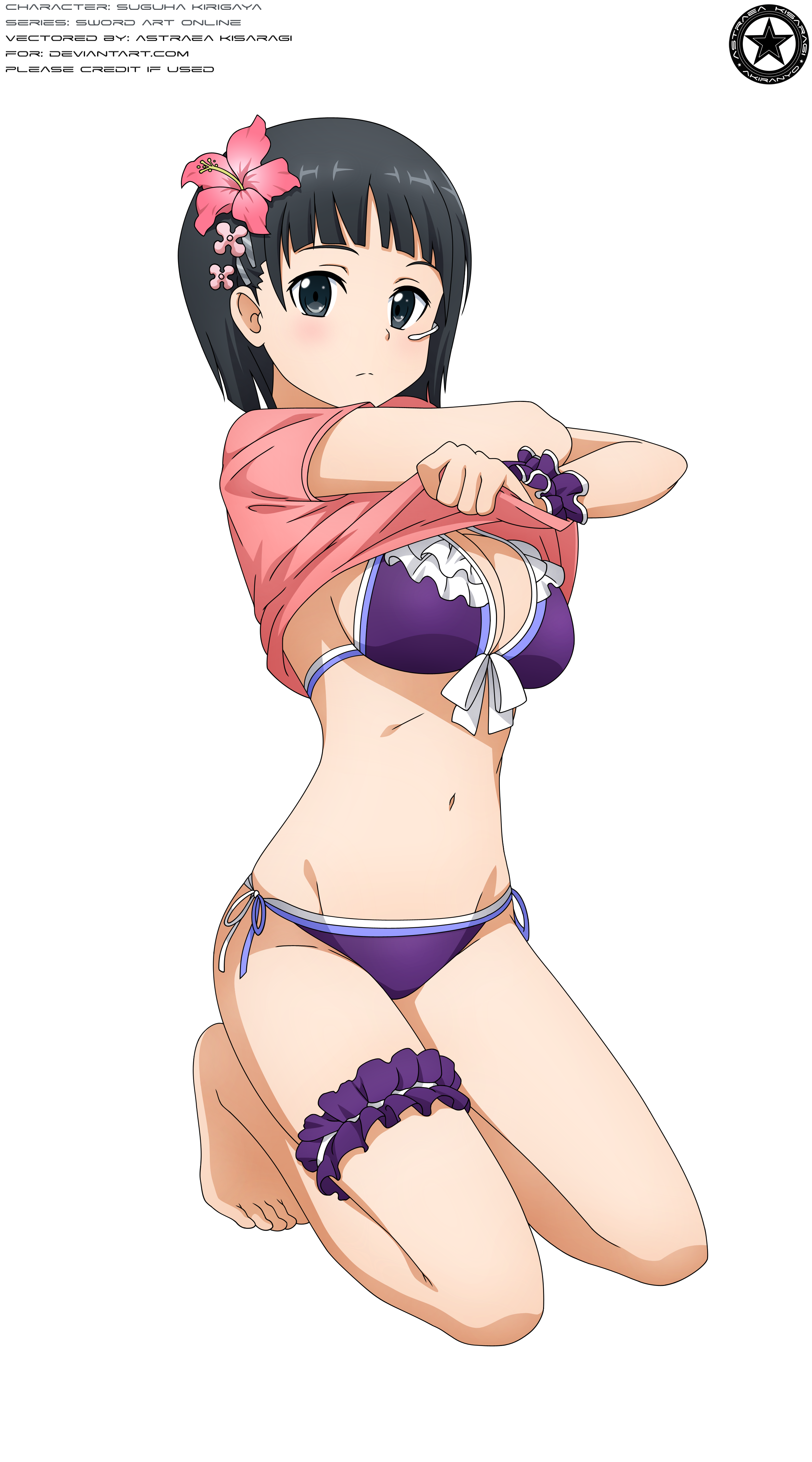 Vector Suguha Kirigaya Bikini By Akiranyo On Deviantart