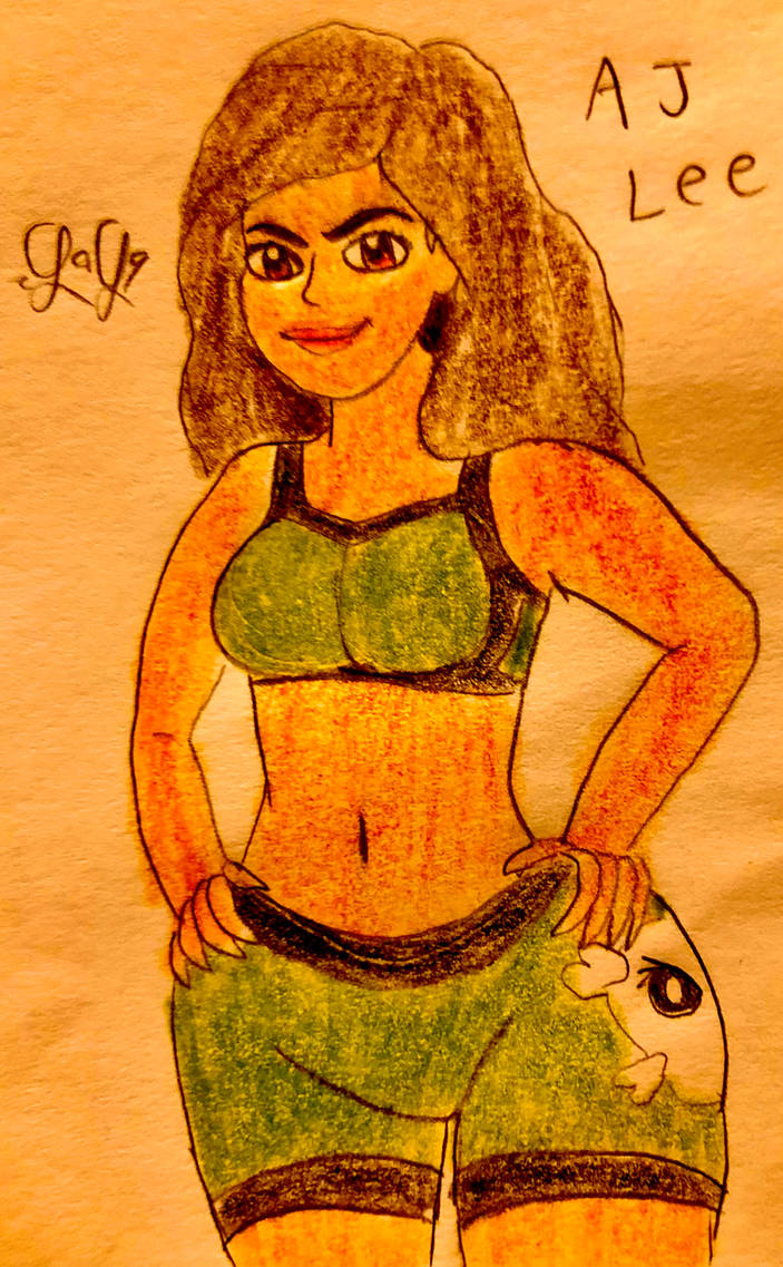 Aj Lee In Scooby Doo The Wwe Mystery By Lugialover249 On Deviantart