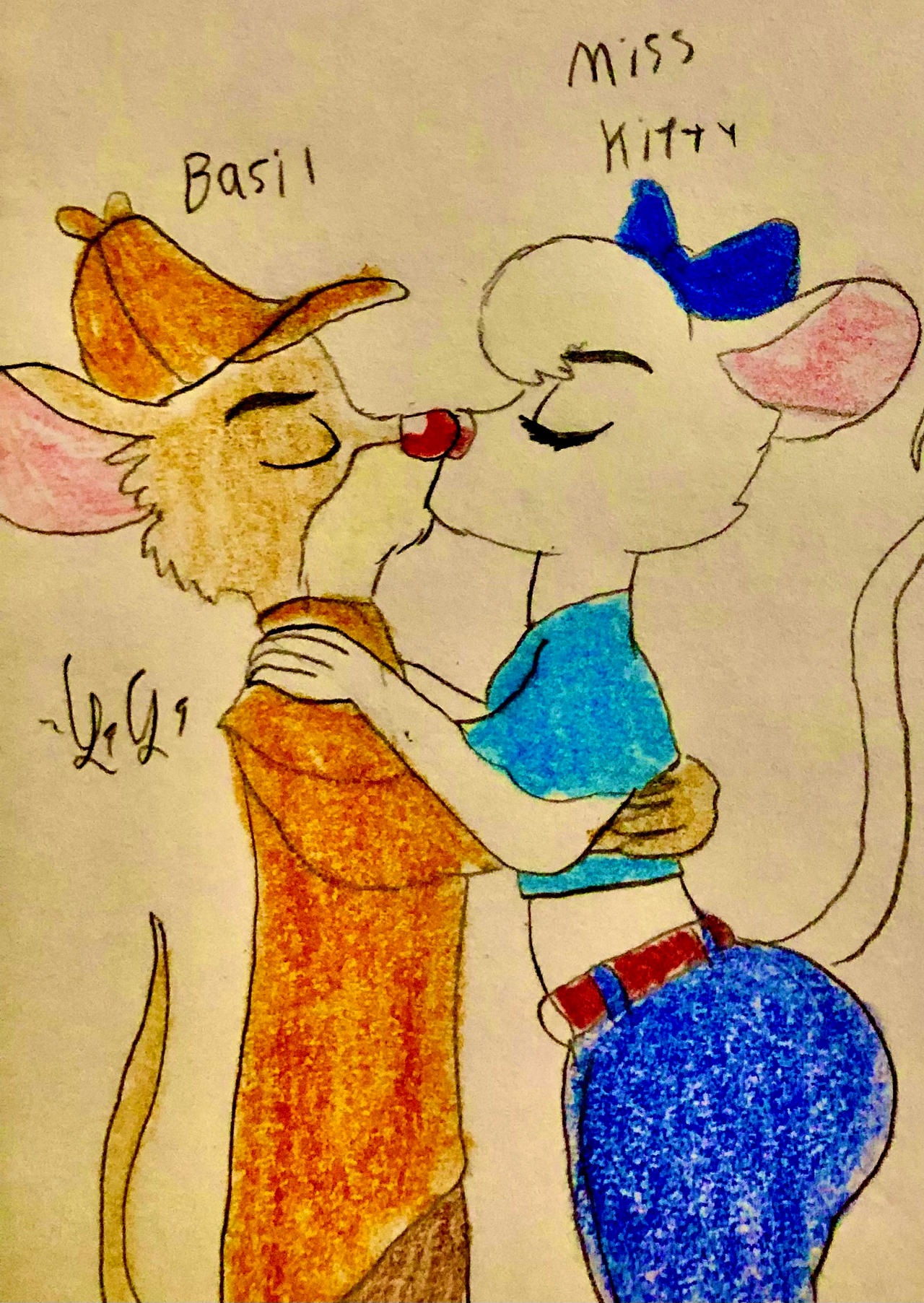What If Basil X Miss Kitty By Lugialover249 On Deviantart