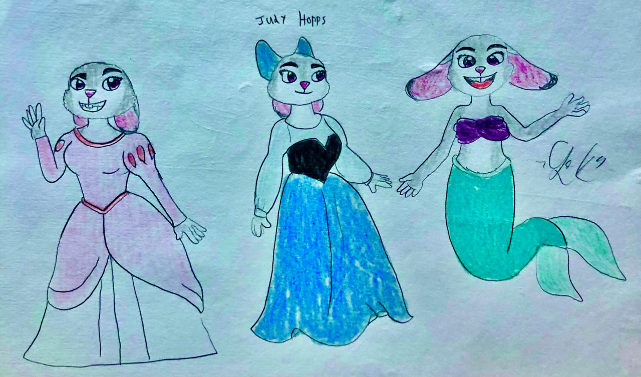 Judy Hopps As Ariel By Lugialover249 On Deviantart