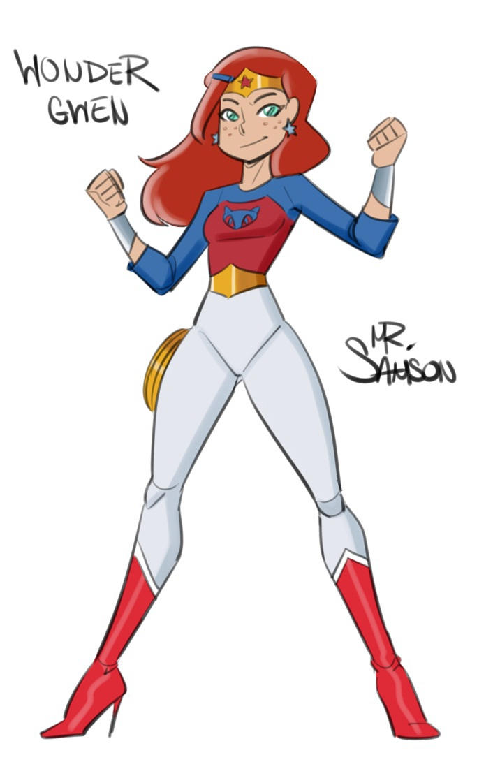 Wonder Gwen By Mr Samson On Deviantart
