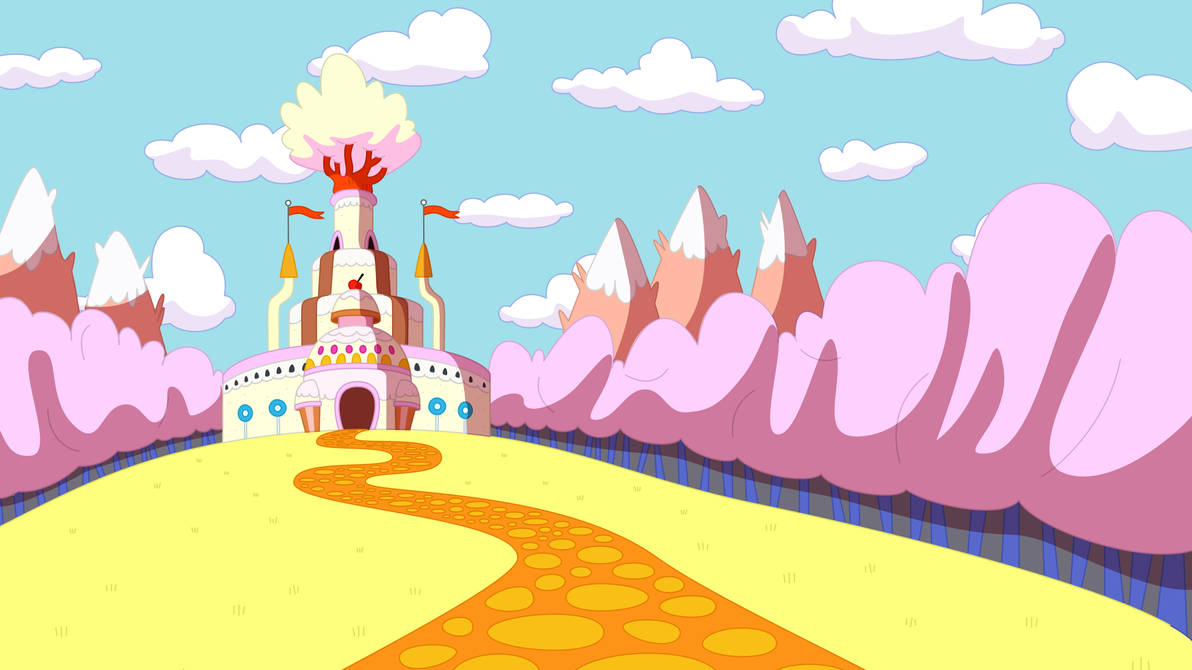 Adventure Time Candy Kingdom Backgroundwallpaper By Vasartss On Deviantart