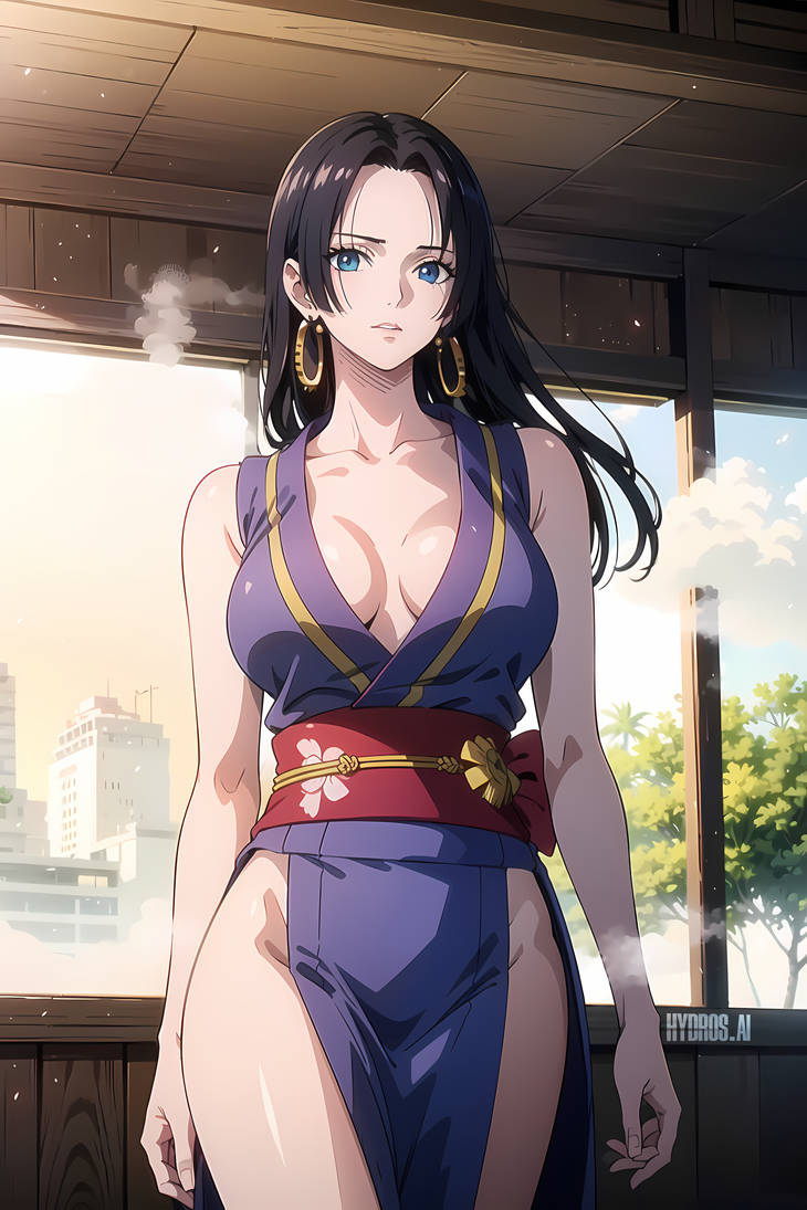 Kimono Boa Hancock One Piece Ai Image By Hydrosai On Deviantart