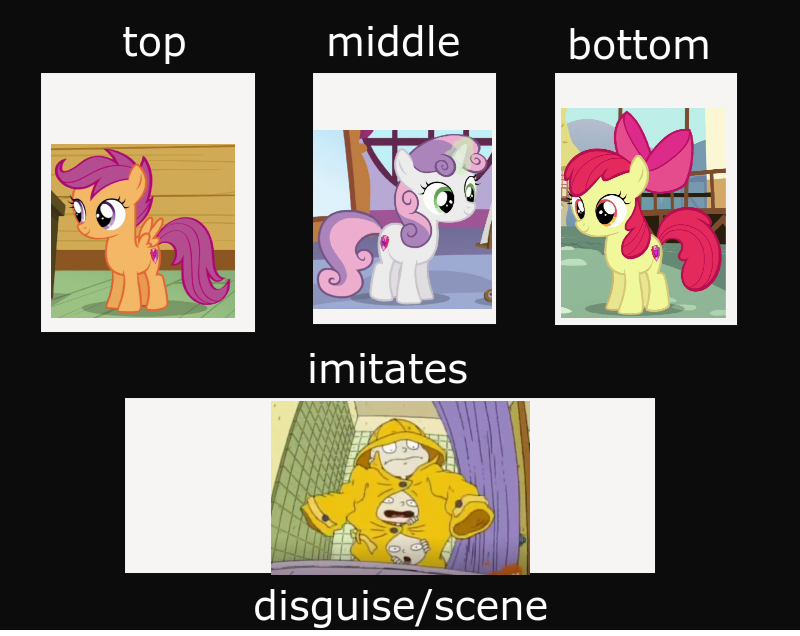 Cutie Mark Crusaders Imitate Tommy Lil And Phil By Maysecond On Deviantart
