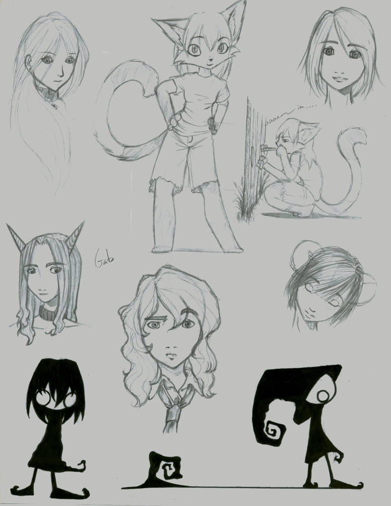Sketchdump 02 by mangled-muffin on DeviantArt