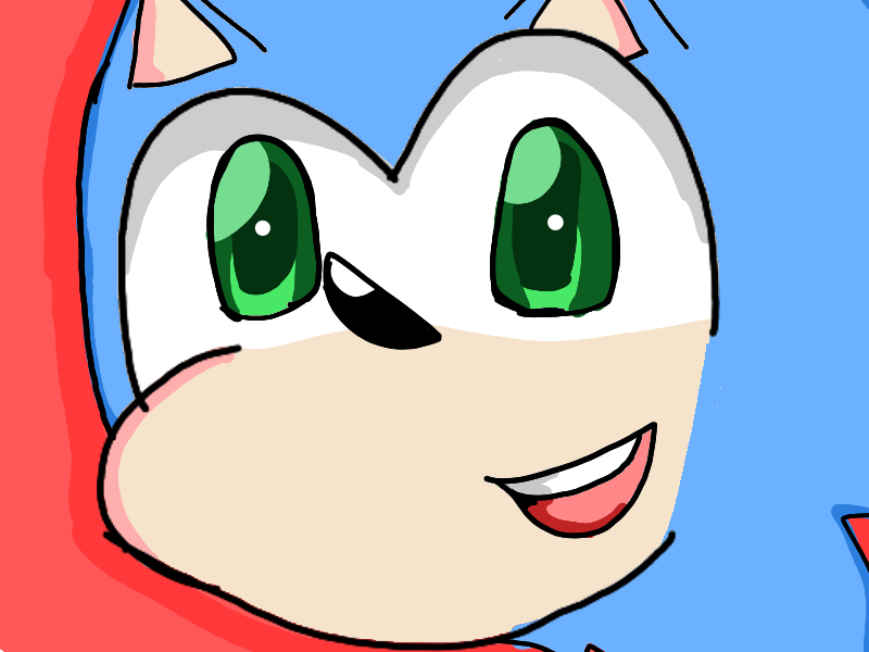 Sonic Pfp By Mhaloverart On Deviantart