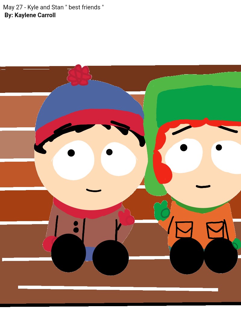 South Park Fan Art Stan And Kyle By Mhaloverart On Deviantart
