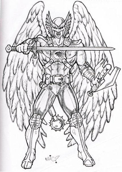 Sketch: Hawkman by micQuestion on DeviantArt Sketch: Hawkman by micQuestion on DeviantArt
