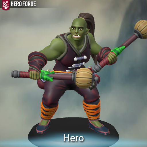 Half Orc Fighter By Cholofan On Deviantart