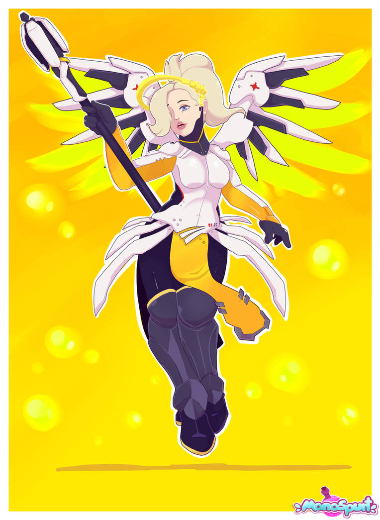 Overwatch Mercy Angela Ziegler By Manaspurt On Deviantart