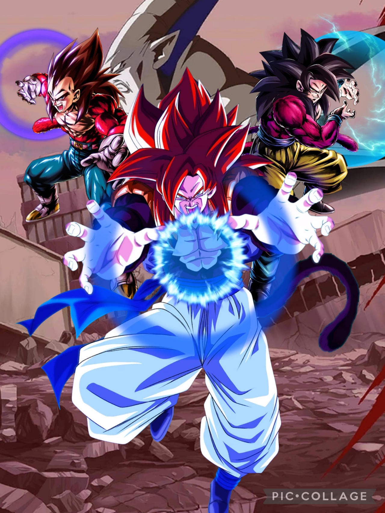 Gogeta Ssj4 By Micarlo2009 On Deviantart