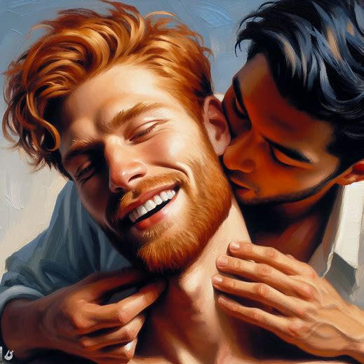 Neck Kisses And Tickles By Jojkk On Deviantart