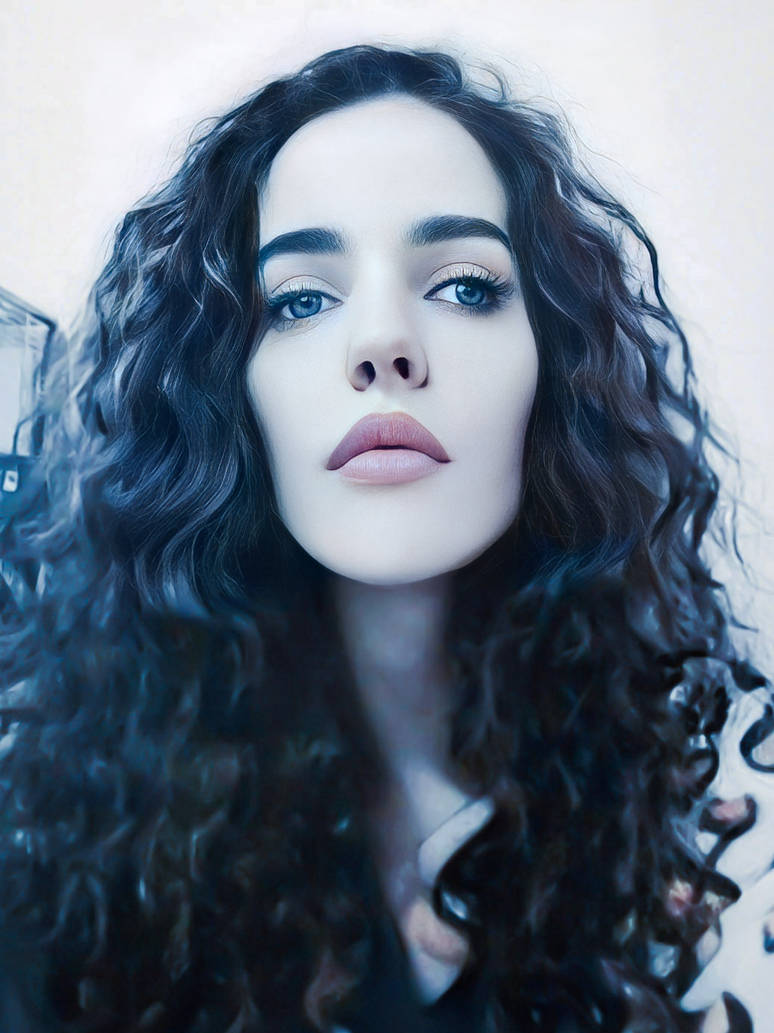 Beautiful Curly Haired Woman By Martavalentinyi83 On Deviantart
