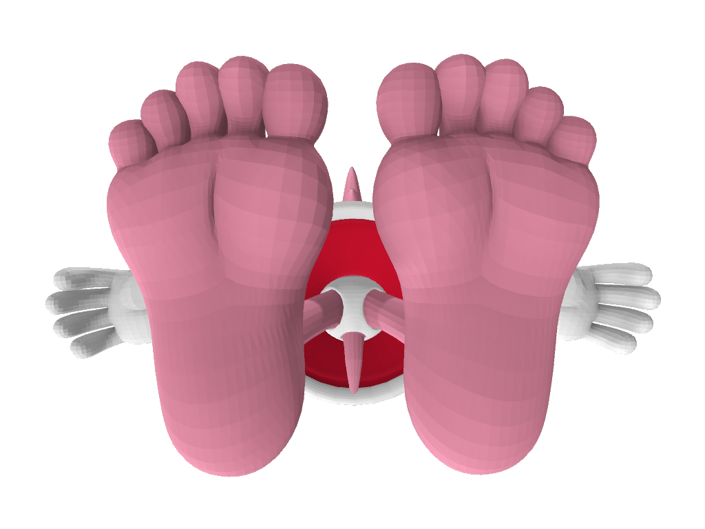 Amy Rose Feet Close Up 3d 8 By Ld1998 On Deviantart