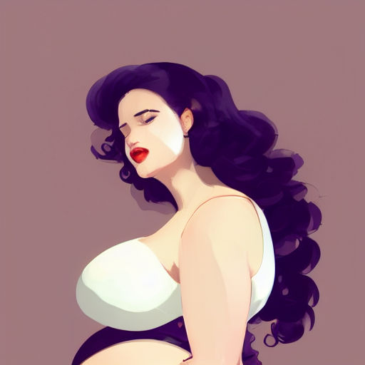 01882 1773588273 Woman With Big Pregnant Belly Se By Expandolicious2