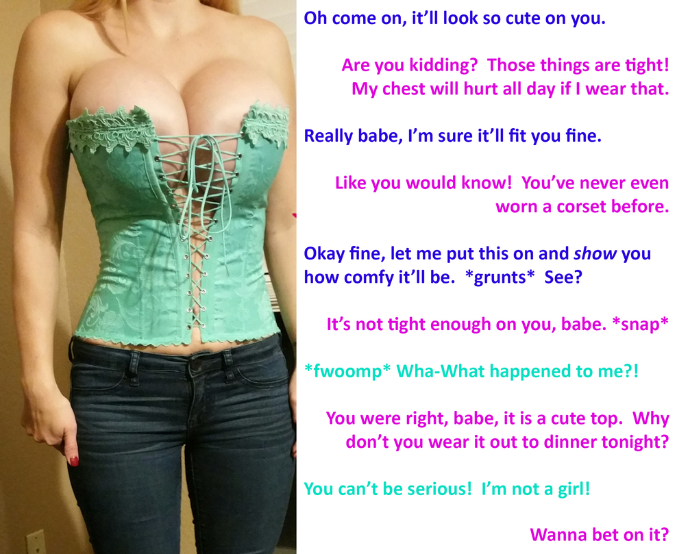 TG Cap 20 - Of Corset Fits by Gabara1111 on DeviantArt TG Cap 20 - Of Corset Fits by Gabara1111 on DeviantArt