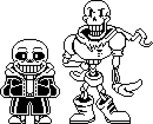 Custom Sans and Papyrus Battle Sprites updated by flambeworm370 on ... Custom Sans and Papyrus Battle Sprites updated by flambeworm370 on ...