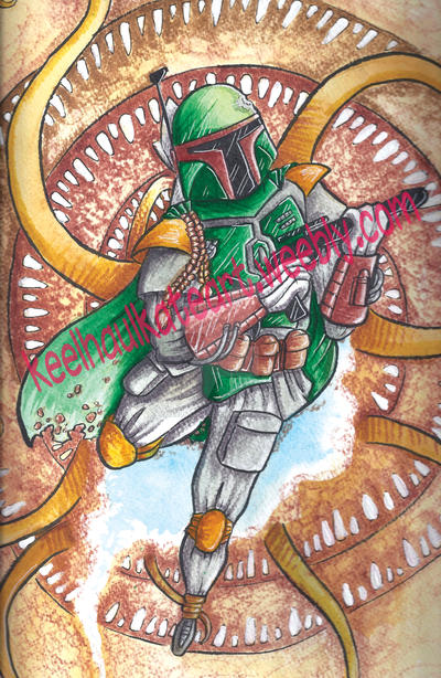 Boba Fett Commission By Keelhaulkate On Deviantart