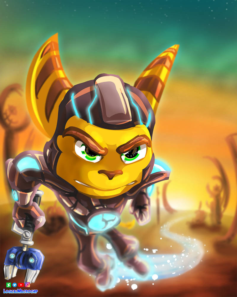 Chasing For A Star Ratchet And Clank By Logicalmarcochip On Deviantart