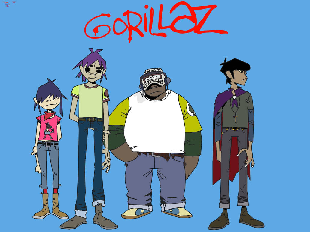 Gorillaz Phase 2 By Gorillazxpokemonfan On Deviantart