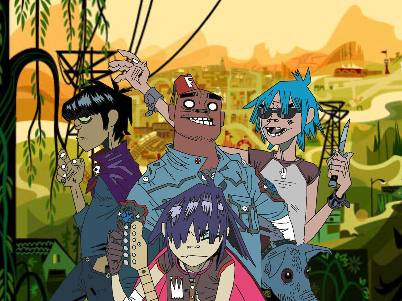 Gorillaz In 2005 By Gorillazxpokemonfan On Deviantart