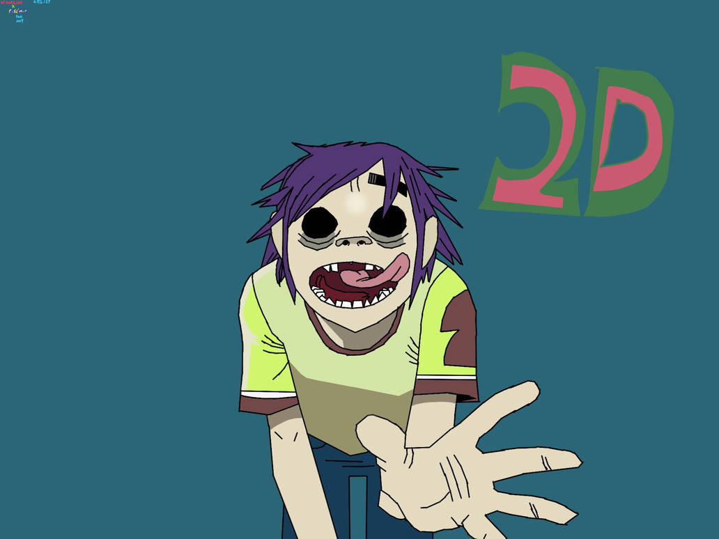 Gorillaz 2d By Gorillazxpokemonfan On Deviantart