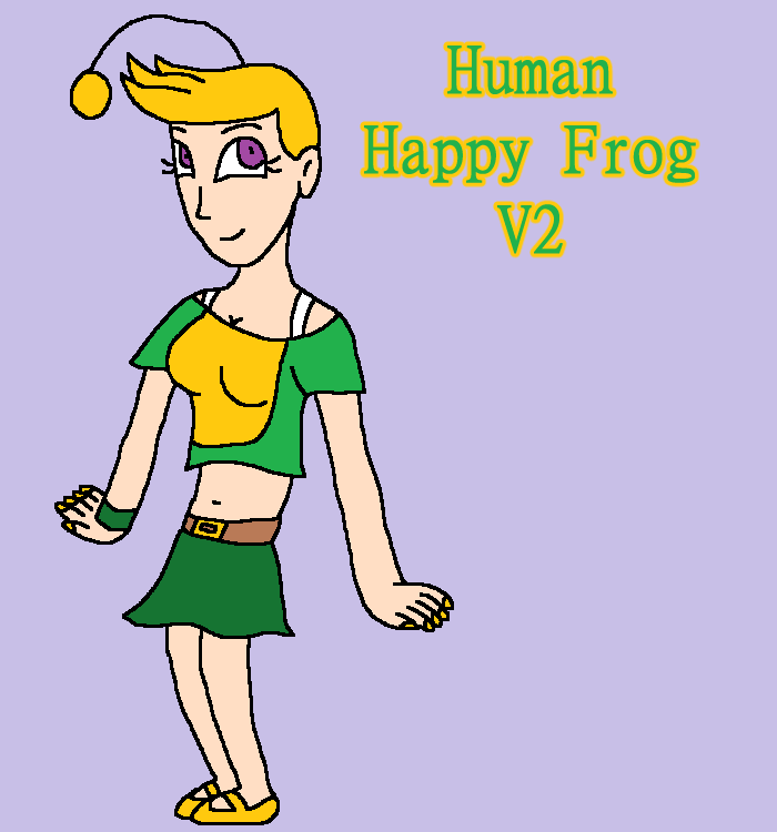 Gijinka Happy Frog V2 Fnaf By Darkdragondeception On Deviantart