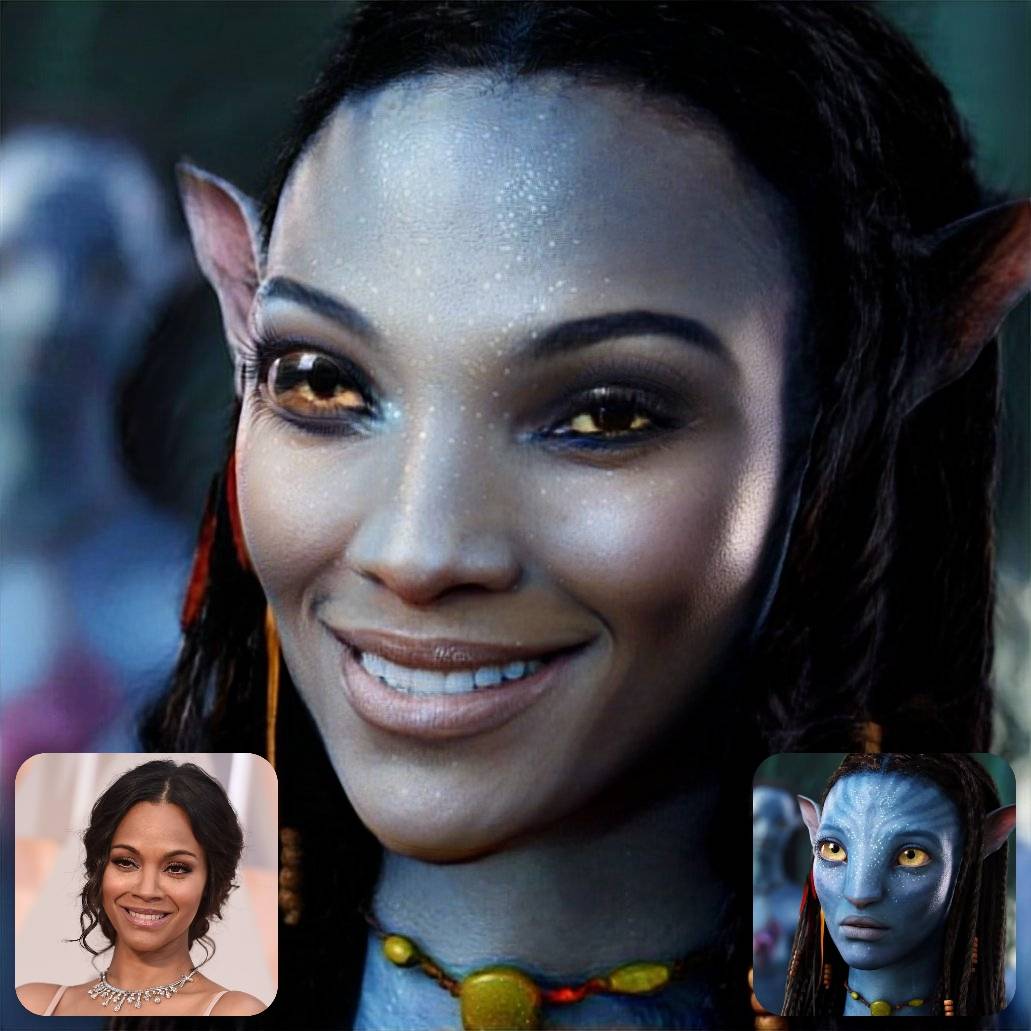Neytiri + Zoe Saldana by hedx on DeviantArt Neytiri + Zoe Saldana by hedx on DeviantArt