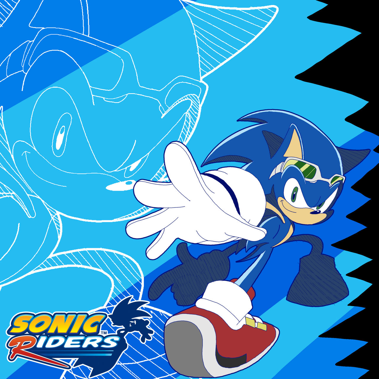 Sonic Riders Wallpaper By Arttoon1 On Deviantart