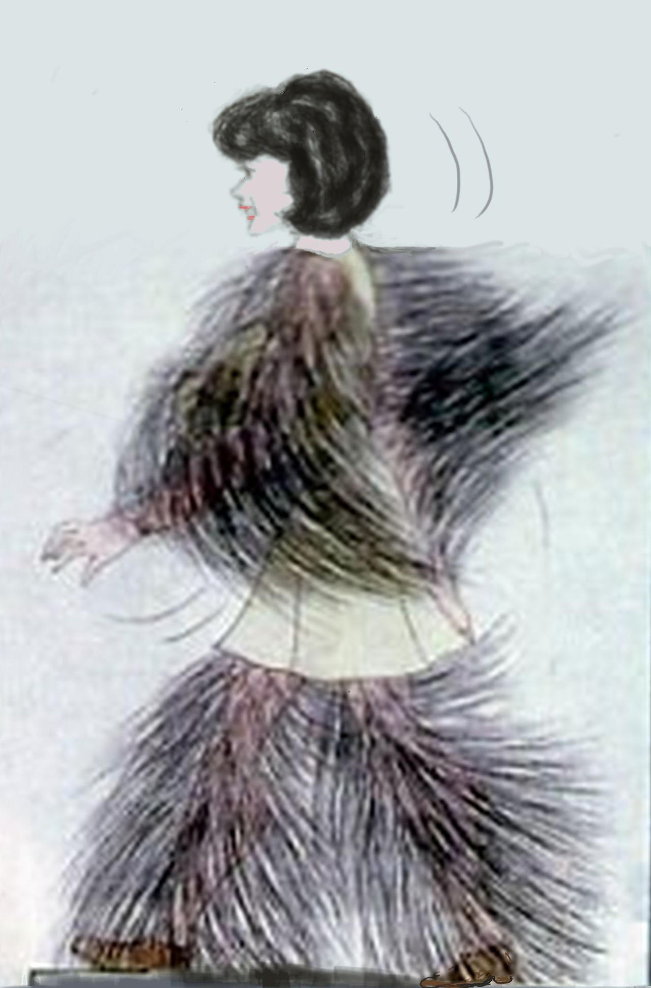 Hairy Woman Walking Down The Street By Philliser On Deviantart