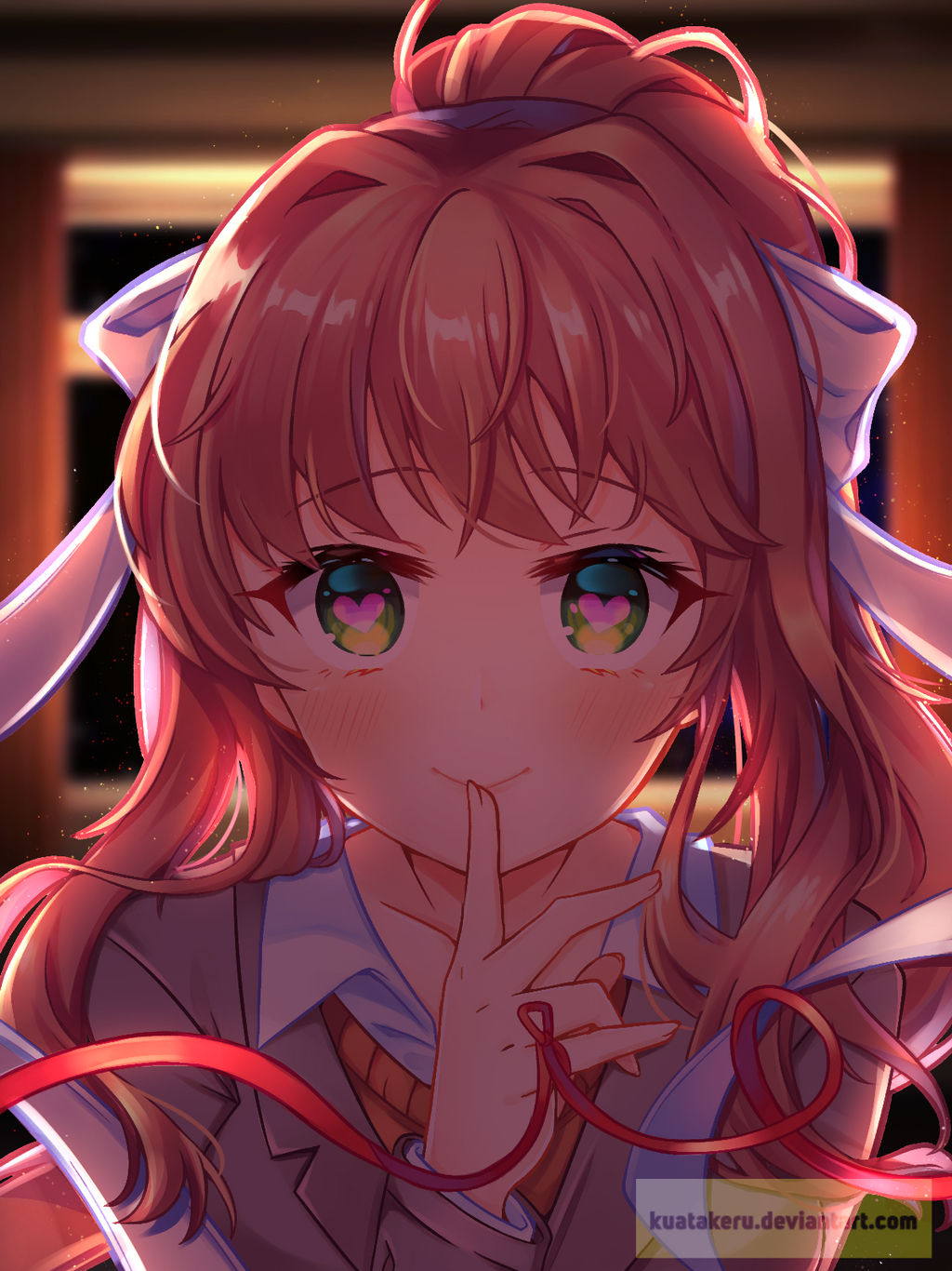 Monika Doki Doki By K U A On Deviantart
