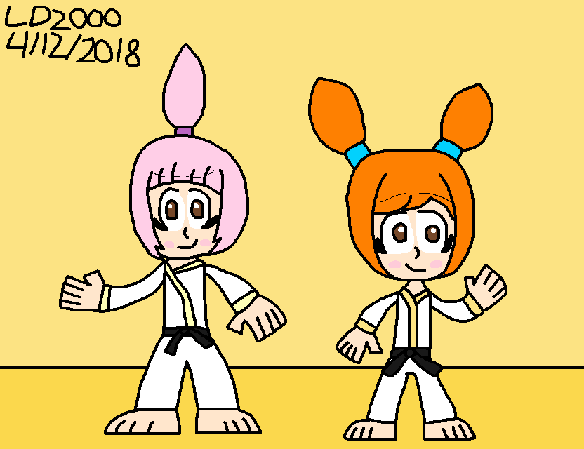 Warioware Kat And Anas Karate Master By Luqmandeviantart2000 On Deviantart