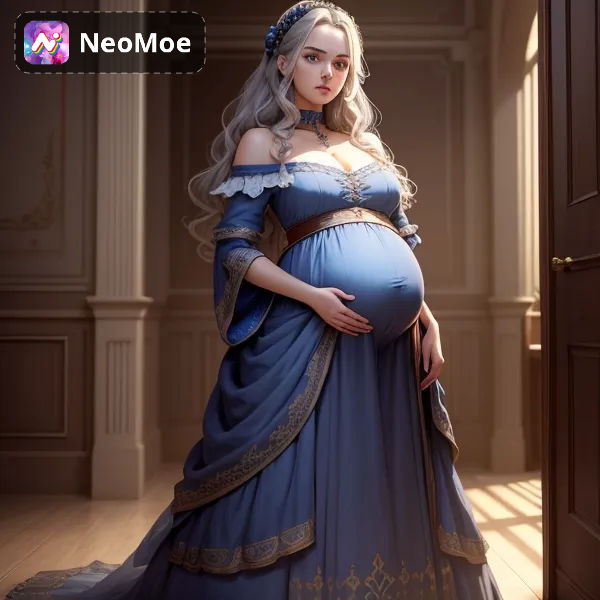 Princess Blue Preggo By Yeet1267 On Deviantart