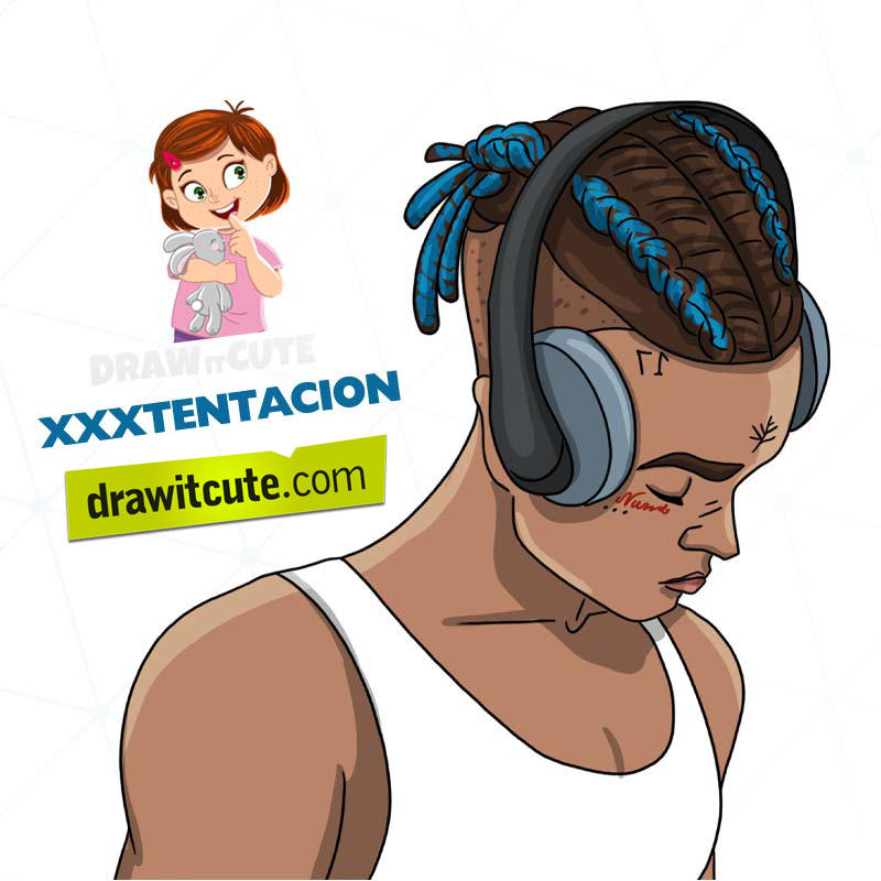 How To Draw X Tentacion Step By Step By Drawitcute On Deviantart