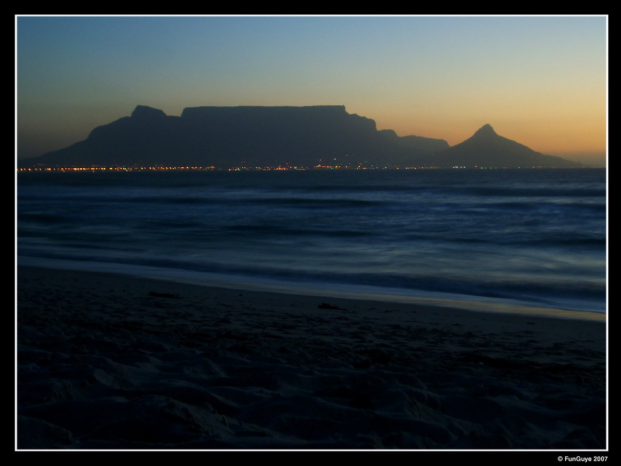 Table Mountain sunset by FunGuye on DeviantArt