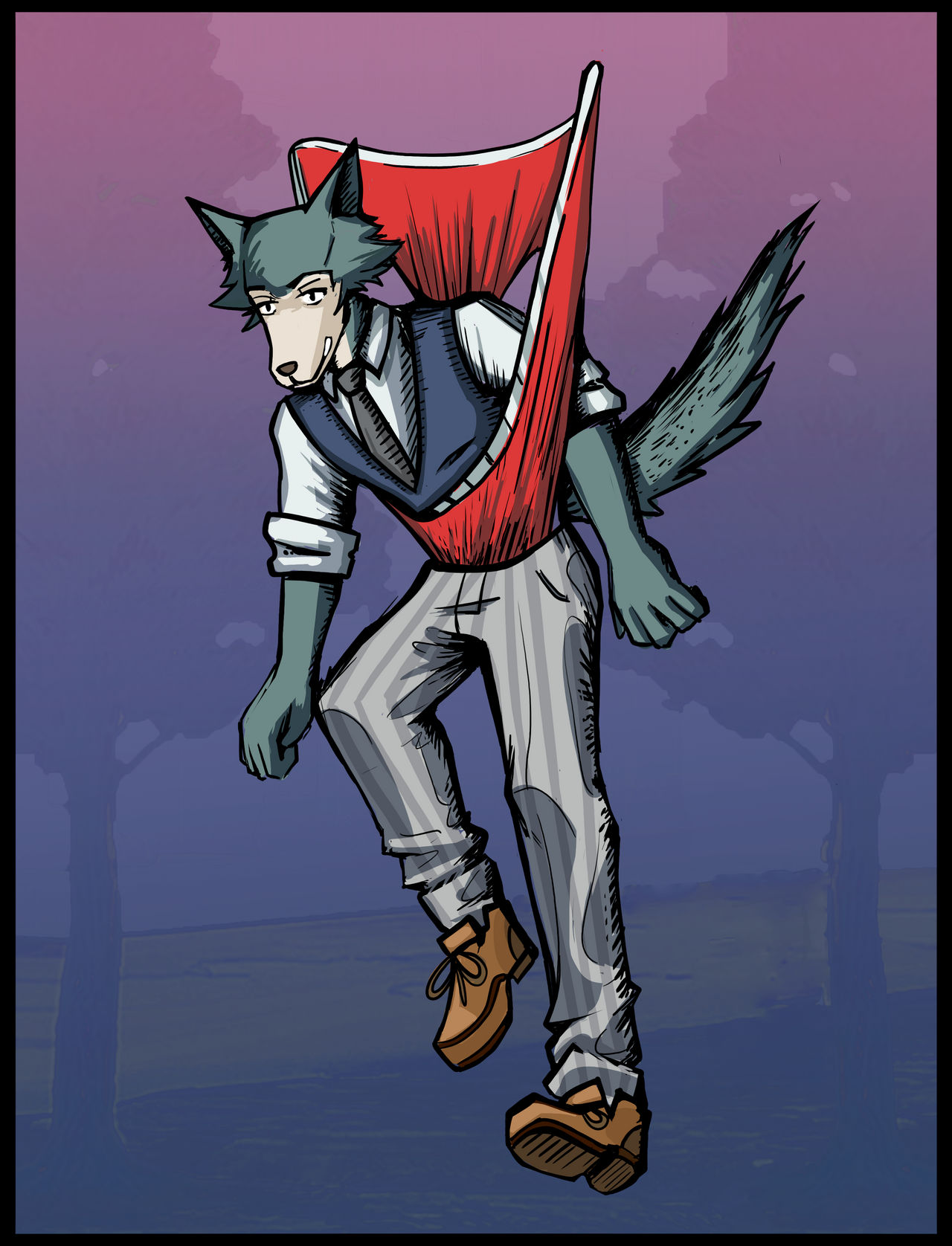 Legoshi Wedgie By Domexs On Deviantart