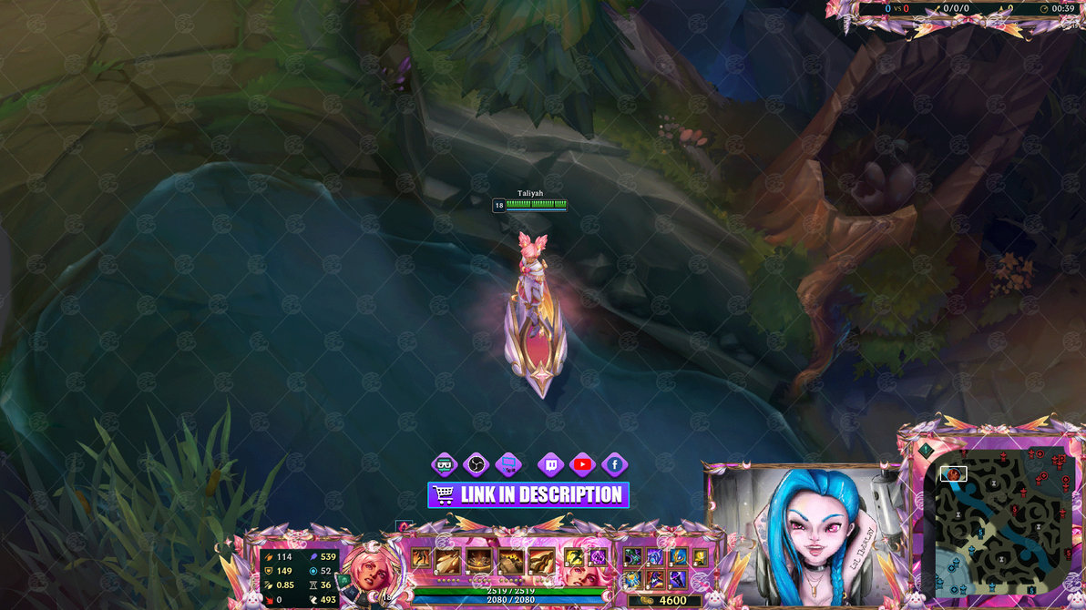Star Guardian Taliyah In Game Overlay By Lol Overlays On Deviantart